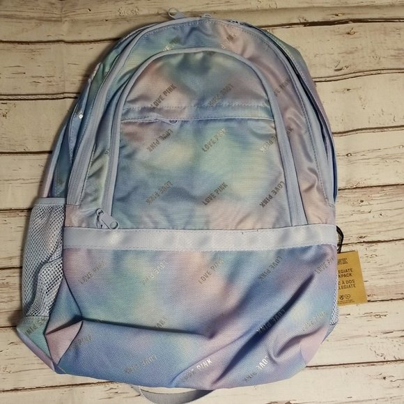 Victoria's Secret | Bags | Victorias Secret Pink Collegiate Backpack ...